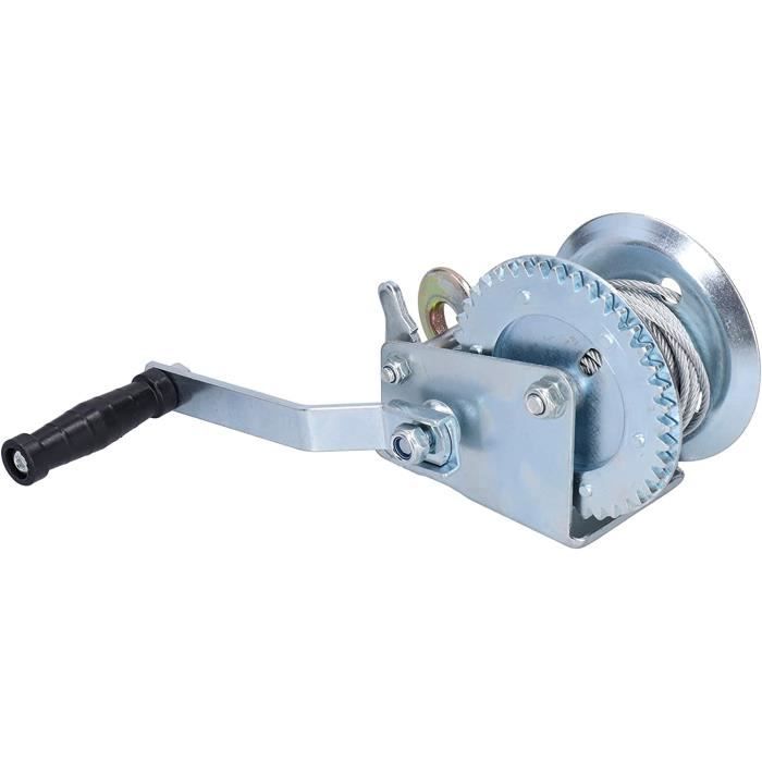 Treuil 1000LBS, treuil à manivelle portable treuil à engrenage de câble ...