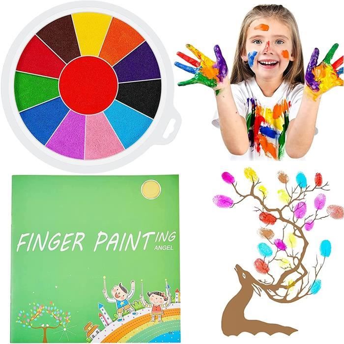 Kids Paint,Funny Finger Painting Kit,Finger Drawing Toys and Picture ...