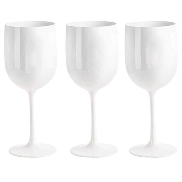 Verres - Verrines - Carafes,Élégant incassable verres à vin tasses en ...