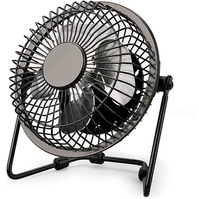 Usb Fan, Metal Desk Usb Fan 4 Inch Mini Silent Fan Portable Cooling Fan ...