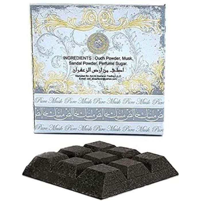 Bakhoor PURE MUSK 40 gm de Ard Al Zaafaran Parfum de Santal Musc Blanc ...