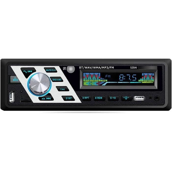 Wepeculior 24V Autoradio 4X45W Bluetooth Lecteur Mp3 Stéréo Prend En ...