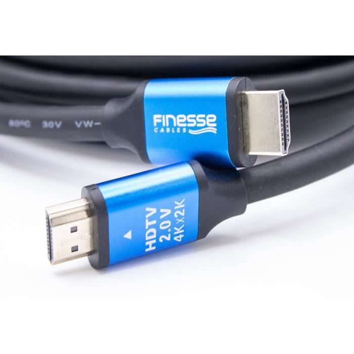 Câble Hdmi 5M V2.0 4K Full Uhd 4K Ps5 Xbox One X S | Satellite Uhd Tv ...