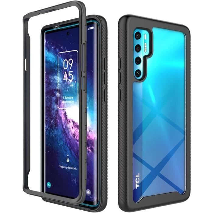 Coque TCL 20 Pro 5G Robuste Transparente UltraMince 180° Téléphone Détachable AntiRayures. sans ...