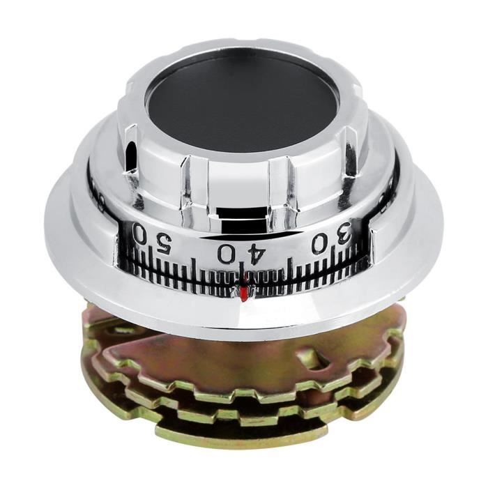 Cadenas - DILWE - Cadenas à combinaison - Métal chromé - Antivol ...