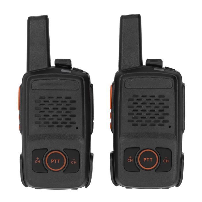 LON® Radios bidirectionnelles Mini talkie-walkie portable 2 voies ...