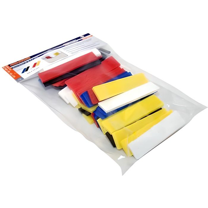 Cales plates en polyéthylène EDMA - 100 x 24 mm - 50 pièces - 10 cales ...