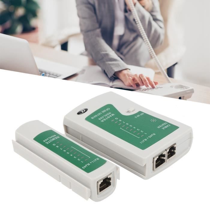 EJ.life Testeur de câbles RJ45+RJ11 multifonctionnel rapide et précis ...