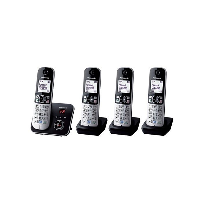Téléphone numérique sans fil - PANASONIC - KXTG6824FRB - Répondeur ...