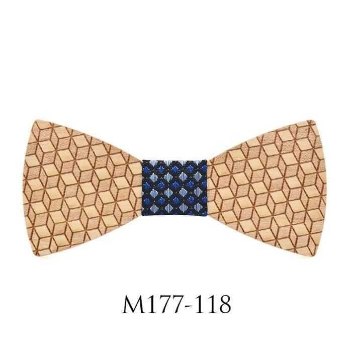 FINE-Nœuds papillon en bois design original pour hommes décoration de ...