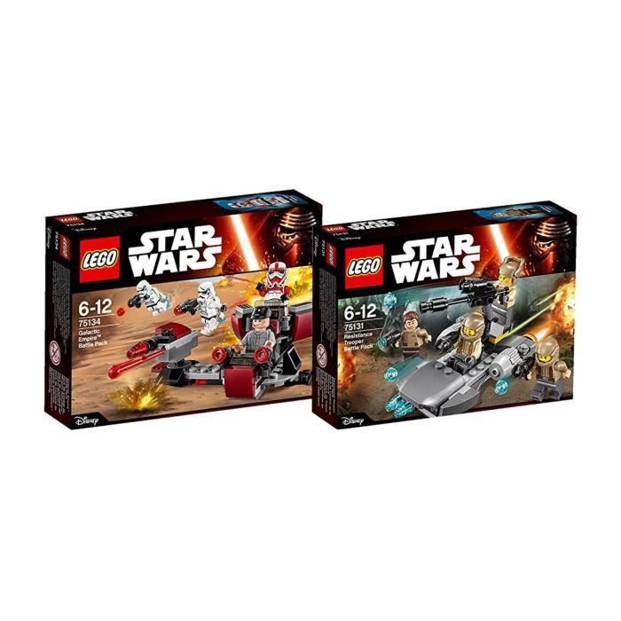 Lego Star Wars Set 75134 Galactic Empire Battle Pack + 75131 ...