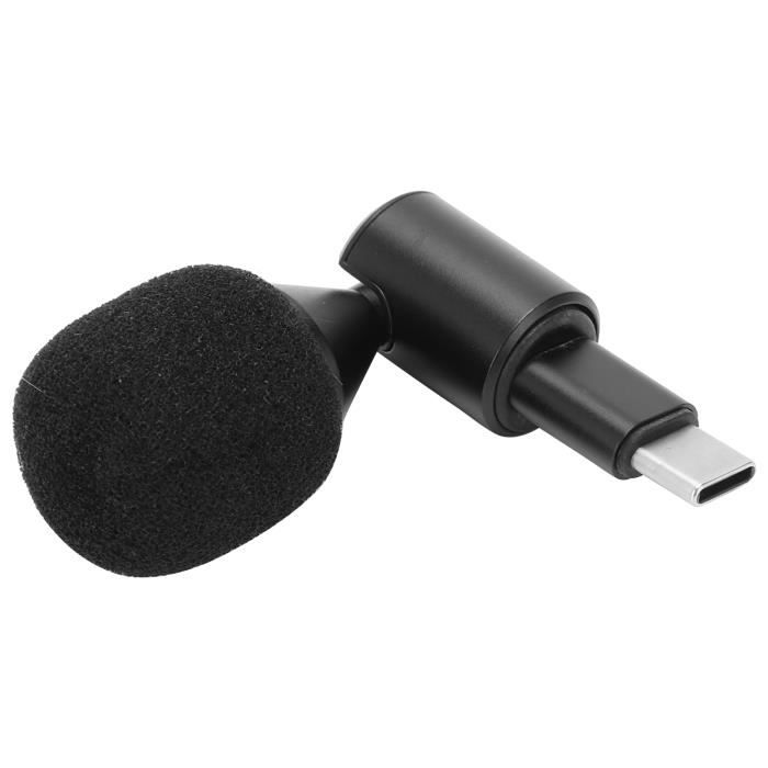 Omabeta Mini micro USB‑C Mini microphone omnidirectionnel Plug-Play USB ...