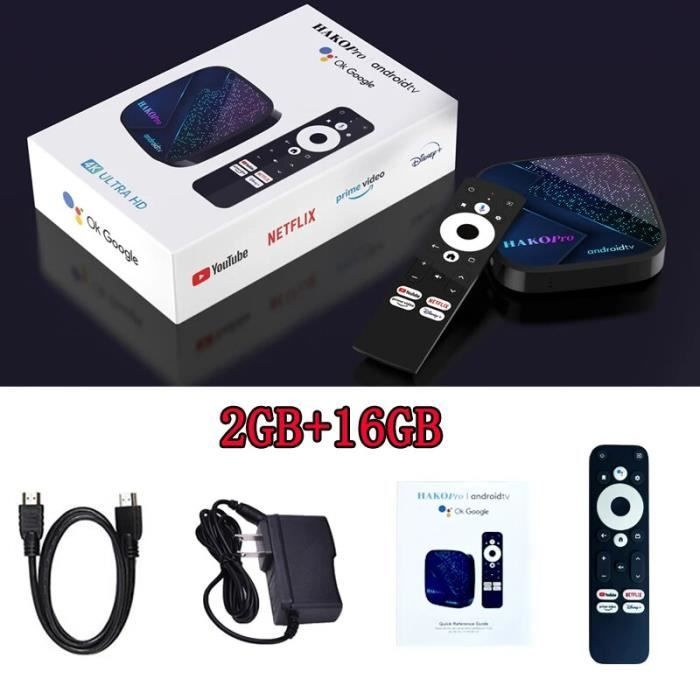 Box multimedia - HAKO Pro - Boîtier Smart TV Android 11 Amlogic S905Y4 ...