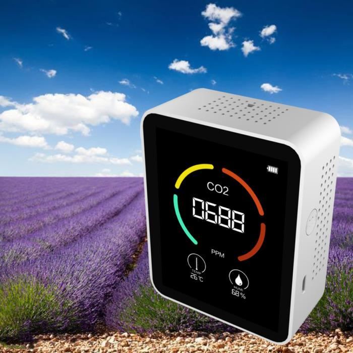 3 in 1 Détecteur CO2 Moniteur de qualité de l'air , Testeur ...