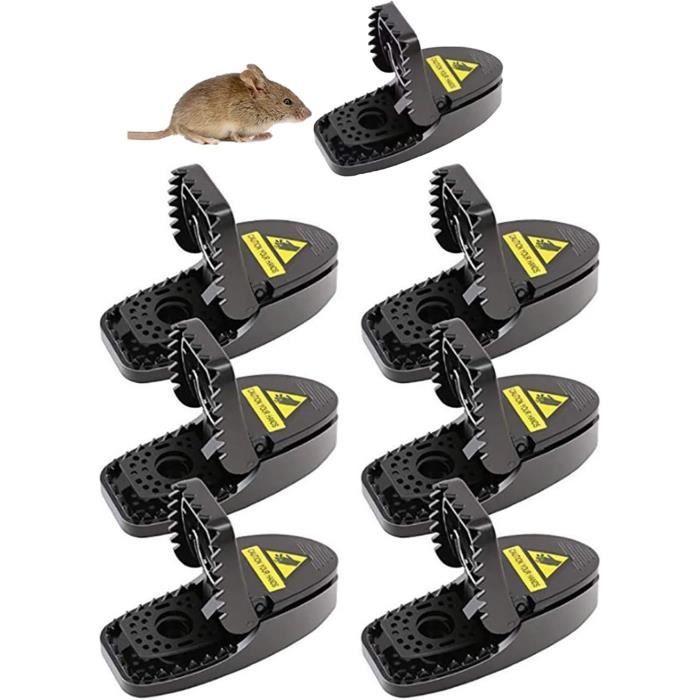 KUNBO Lot de 6 pièges à souris réutilisables, tueur de rongeurs ...