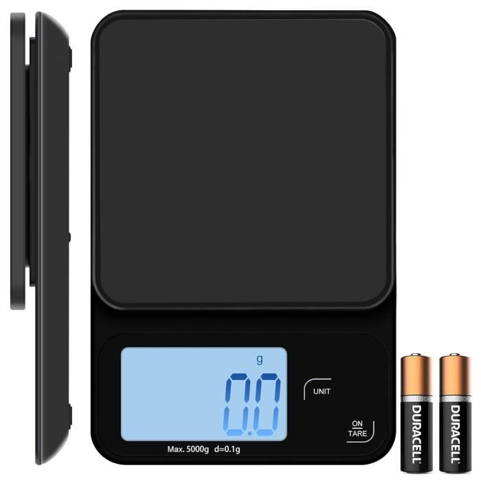 3T6B Balance De Cuisine Electronique Precision 0.1g,Balance Pese Personne Grand Écran LCD ...