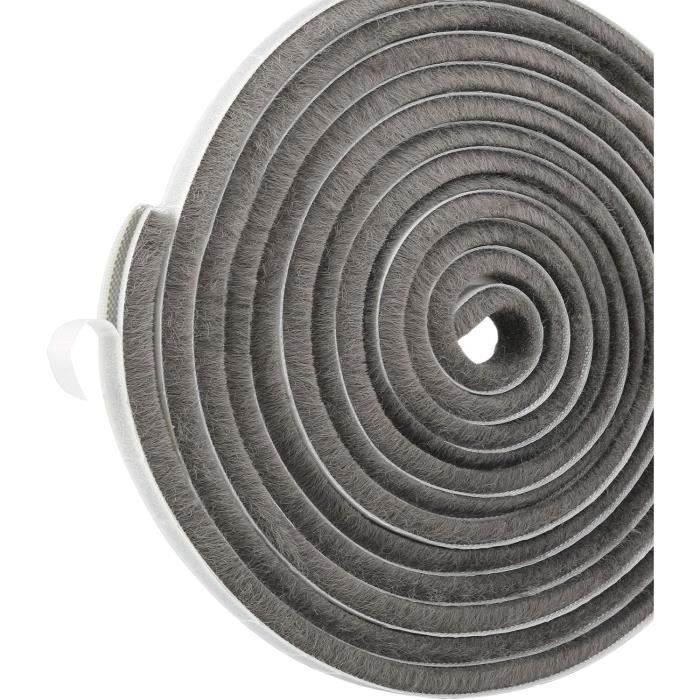 Ruban adhésif d'isolation pour fenêtre - 5 m - 9 mm x 9 mm - Pour porte ...