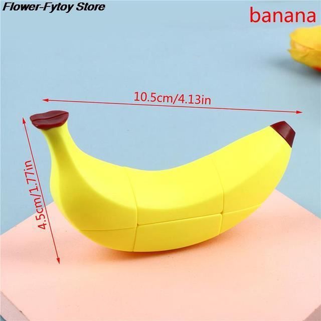 CASSE-TETE,banana--Cubes de Fruits en forme étrange 3x3, 1 pièce, Cube ...