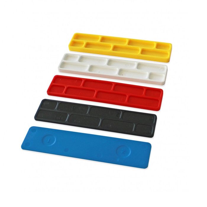 Cales plates en polyéthylène EDMA - 100 x 24 mm - 50 pièces - 10 cales ...