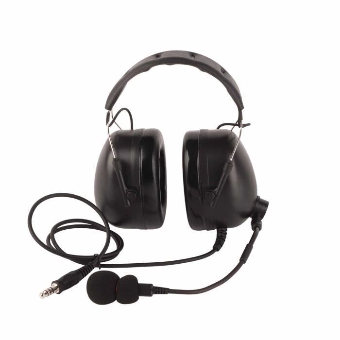 Casque d'écoute robuste Casque Radio, Casque Antibruit Robuste avec U94 ...