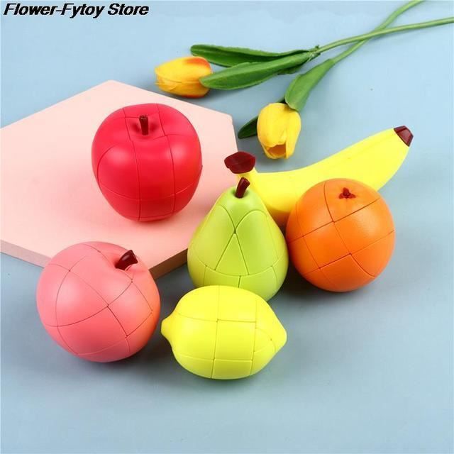 CASSE-TETE,banana--Cubes de Fruits en forme étrange 3x3, 1 pièce, Cube ...