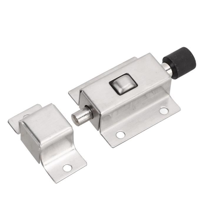 EJ.life Verrou de porte de sécurité 2 Ensembles Loquet de Porte Acier Inoxydable Serrure de ...