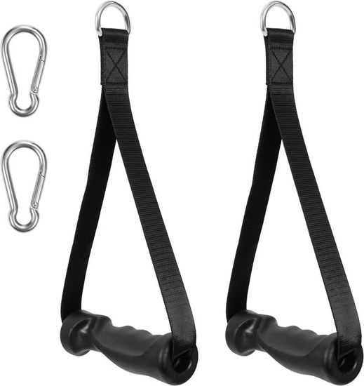 Poignées de Musculation Robustes - Poignée pour Machine et Élastique ...