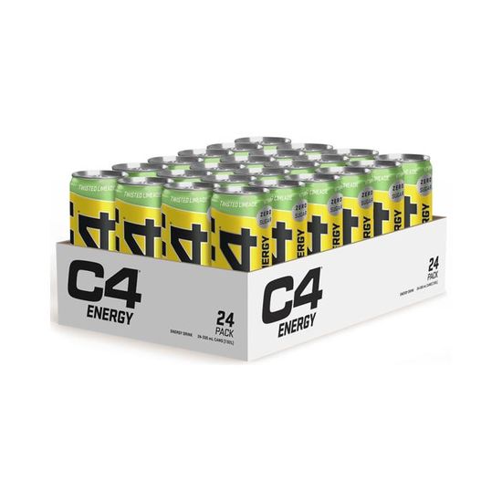 C4 Energy Drink 33 24x330m Twisted Limeade Cellucor Boisson Energetique ...
