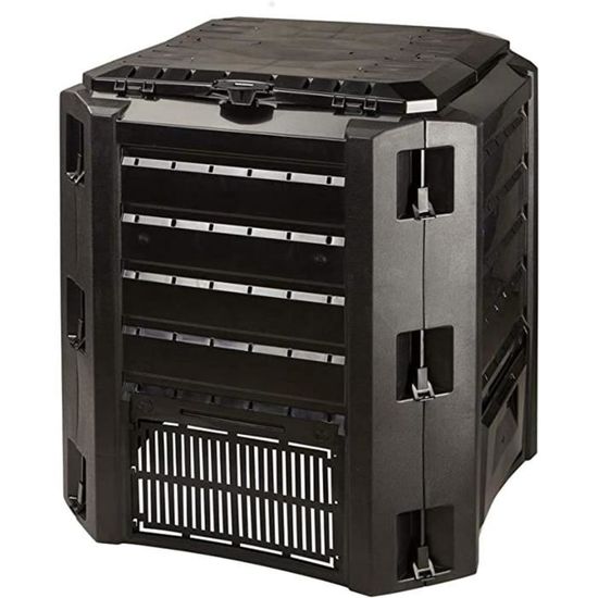Composteur De Jardin 800l Jardinière Modulaire Double pour Le Jardin ...