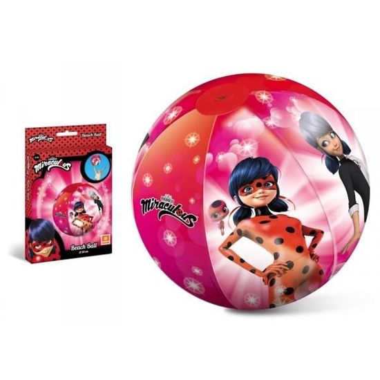 Ballon de plage Miraculous - MONDO - Modèle Miraculous - Fille - Ø 50 ...