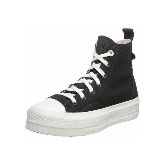 Basket plateforme Noir - Cdiscount Chaussures