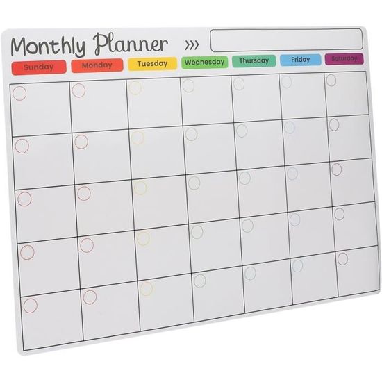 Tableaux Blancs Magnétique Calendrier Tableau Blanc Liste Babillard ...