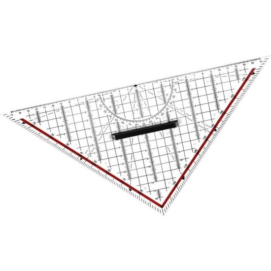 Règle de Triangle de Dessin Professionnel, règle carrée, rapporteur ...
