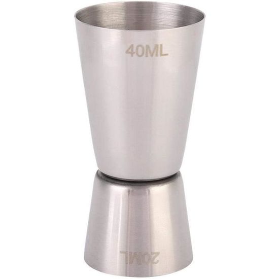 Doseur cocktail 2cl-4cl, doseur à alcool double en acier inoxydable ...