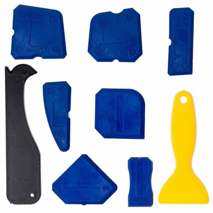 Kit de ciment de verre en Silicone Durable, dissolvant de mastic, outil ...