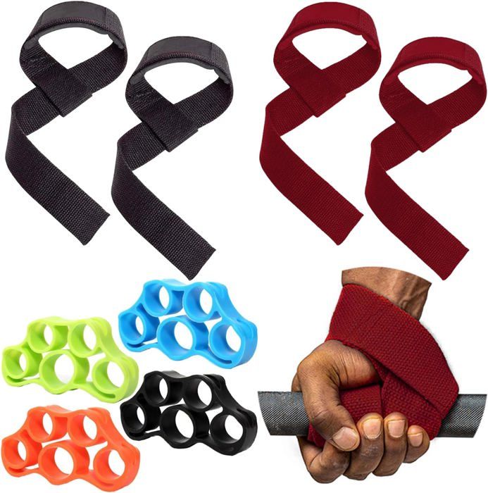 4 Sangles D'haltérophilie Rembourrées En Nylon, Sangles De Levage De ...