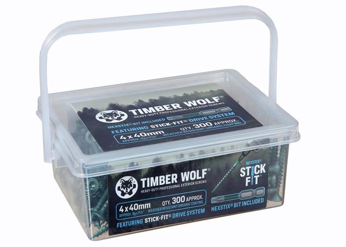 Vis - cache-vis - tire-fond - goujon Timber wolf - TW40040EXT - Lot de ...