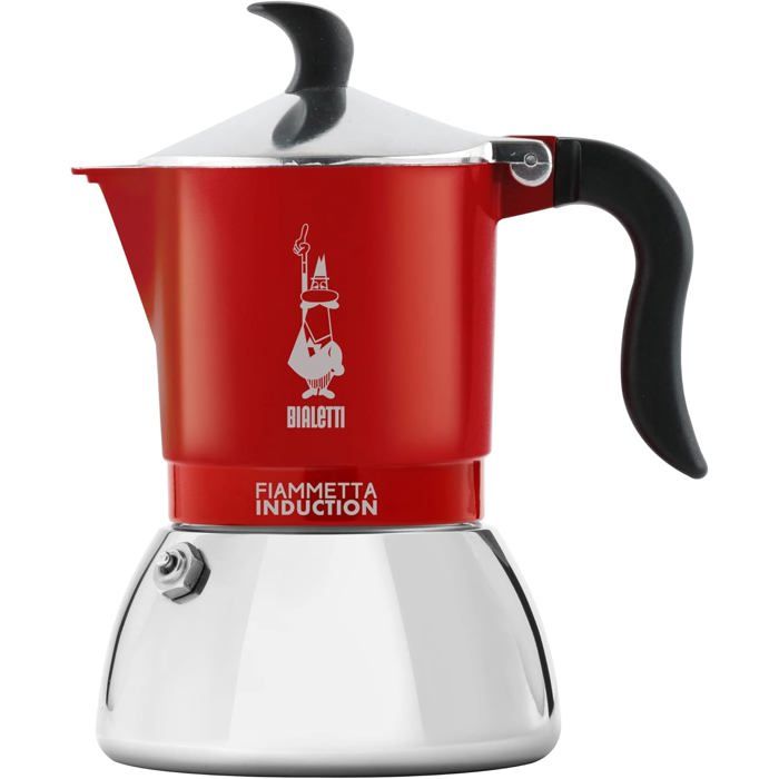 Bialetti Fiammetta Induction Coffee Maker, 4 Cups (150 ML), Suitable ...