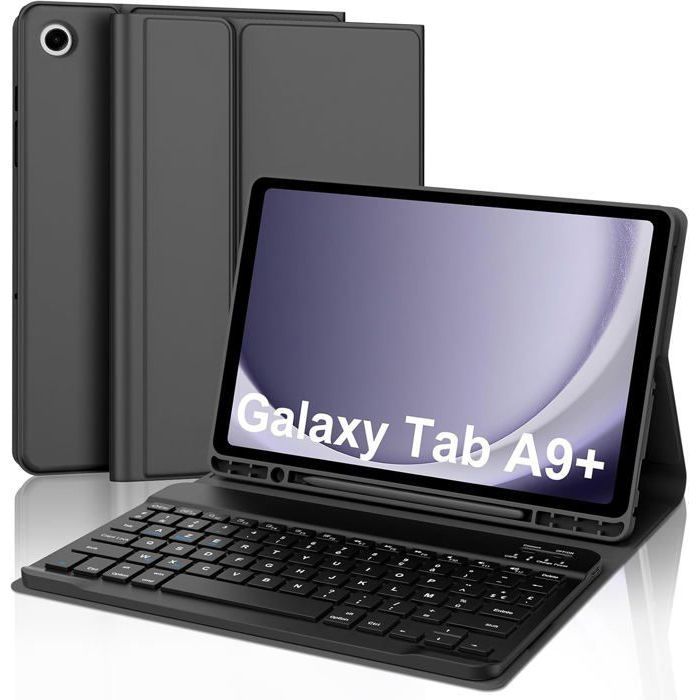 Clavier pour Samsung Tab A9+/A9 Plus 11" AZERTY Clavier Bluetooth ...