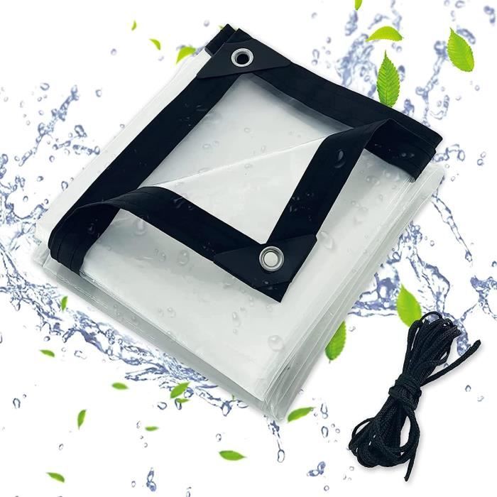 Bâche De Protection Imperméable 2X5M, Bache Transparente Exterieur ...