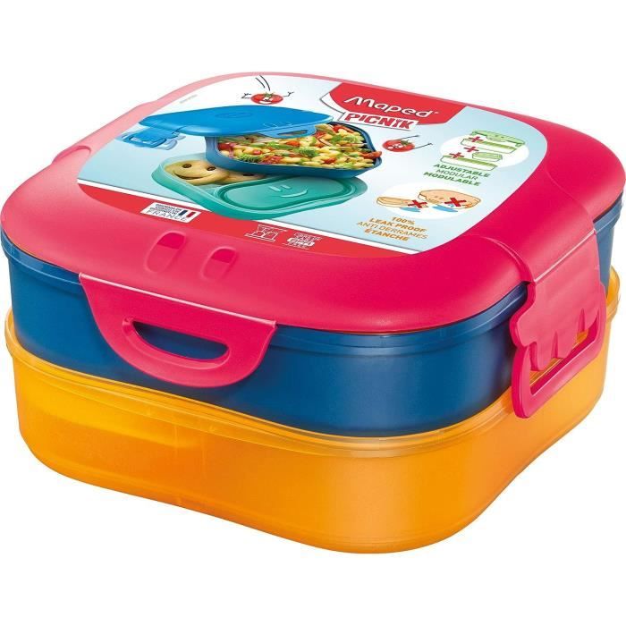 Picnik Concept Kids - Boîte À Déjeuner 3 En 1 - Lunch Box Enfant 3 ...