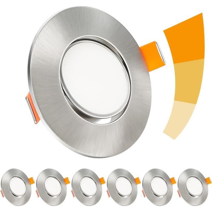 Spot Led Encastrable Dimmable 5W 3000K Blanc Chaud 460Lm Spot Led Extra ...