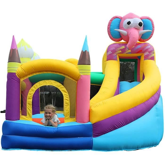 Château Gonflable avec Toboggan et Piscine,Château Gonflable pour ...