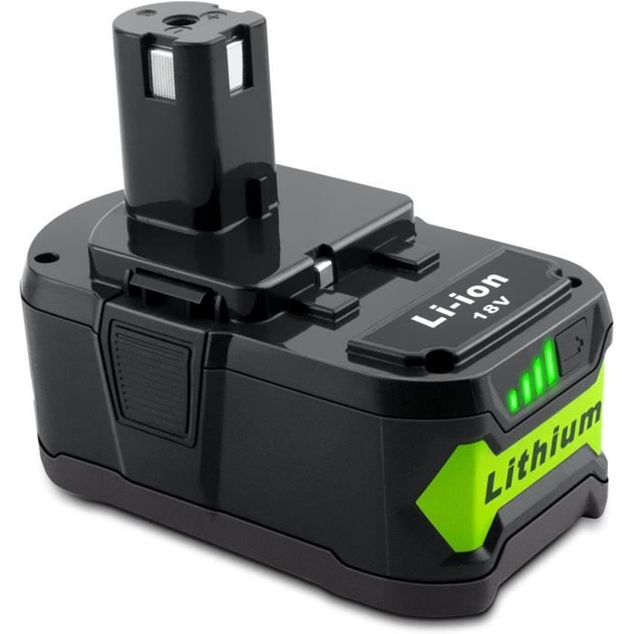 18V 5,0Ah Li-ION Remplacement de Batterie pour Ryobi 18V One+ P108 P107 ...