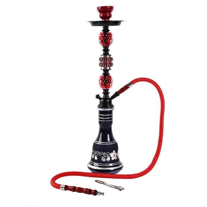 Chicha,Ensemble de Chicha en verre, grande taille, arabe, Double tuyaux ...