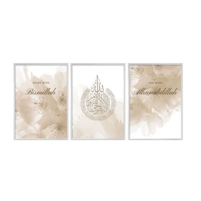 Lot De 3 Posters Islamiques Posters Islam Ensemble De Posters Islam ...