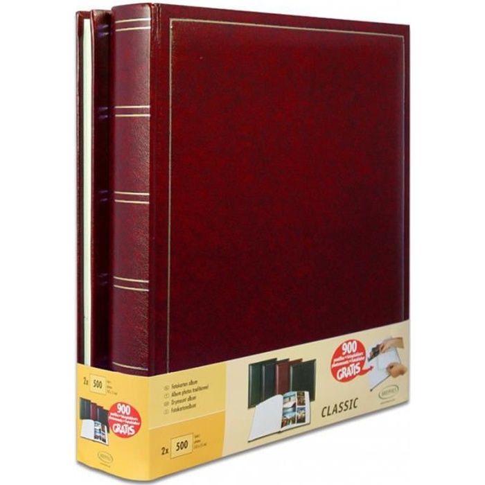 Lot 2 albums photo jumbo traditionnel 500 photos 10x15 - Bordeaux 33 x ...