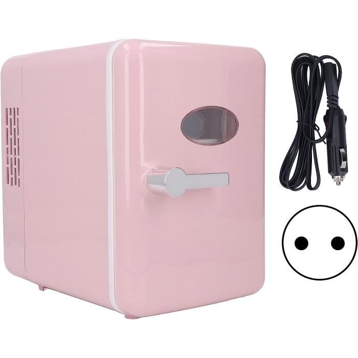 Mini Réfrigérateur, 6L Rose Mini Réfrigérateur Soins De La Peau ...