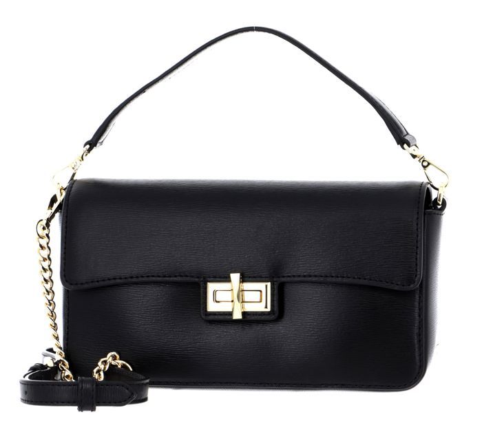DKNY Sac à épaule bandoulière noir en cuir pour femme - Jojo Denim Flap ...