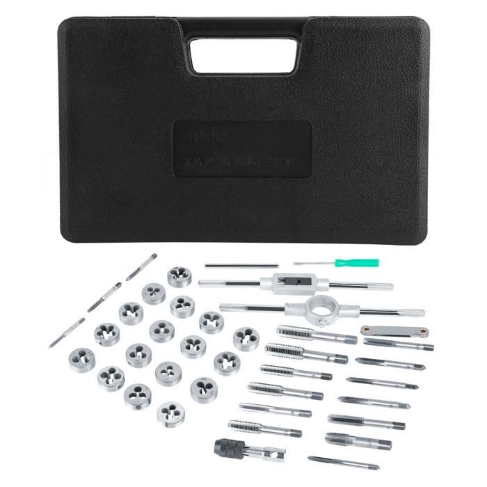CES Outil De Taraudage - Ensemble De Tarauds Et De Matrices D'Écrou À Vis M3-M12 40 Pièces Avec ...
